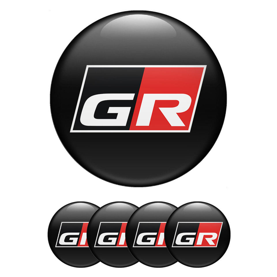 TOYOTA GR Silicone Stickers for Wheel Center Caps